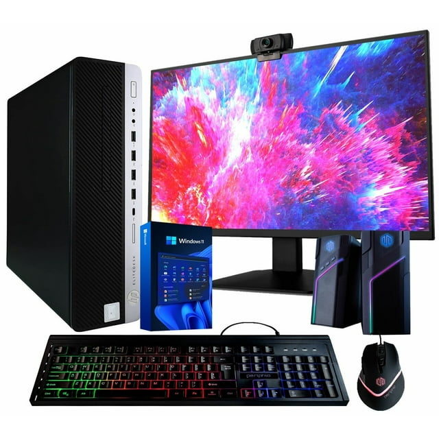 Restored HP EliteDesk 800G4 Desktop Computer | Hexa Core Intel i5 (3 ...