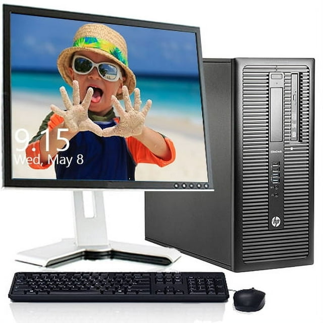 Restored HP EliteDesk G1 Desktop Computer with Intel Core i5 3.1GHz 8GB ...