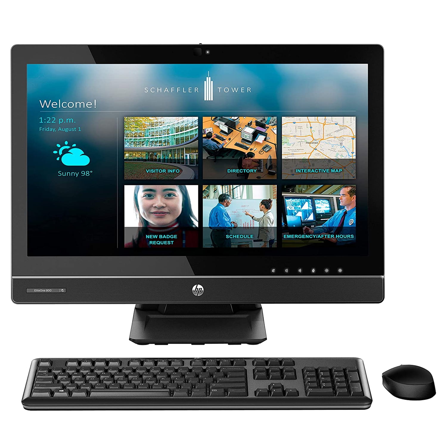 Restored HP EliteOne 800 G1 All In One Computer, 23" HD Display, Intel ...