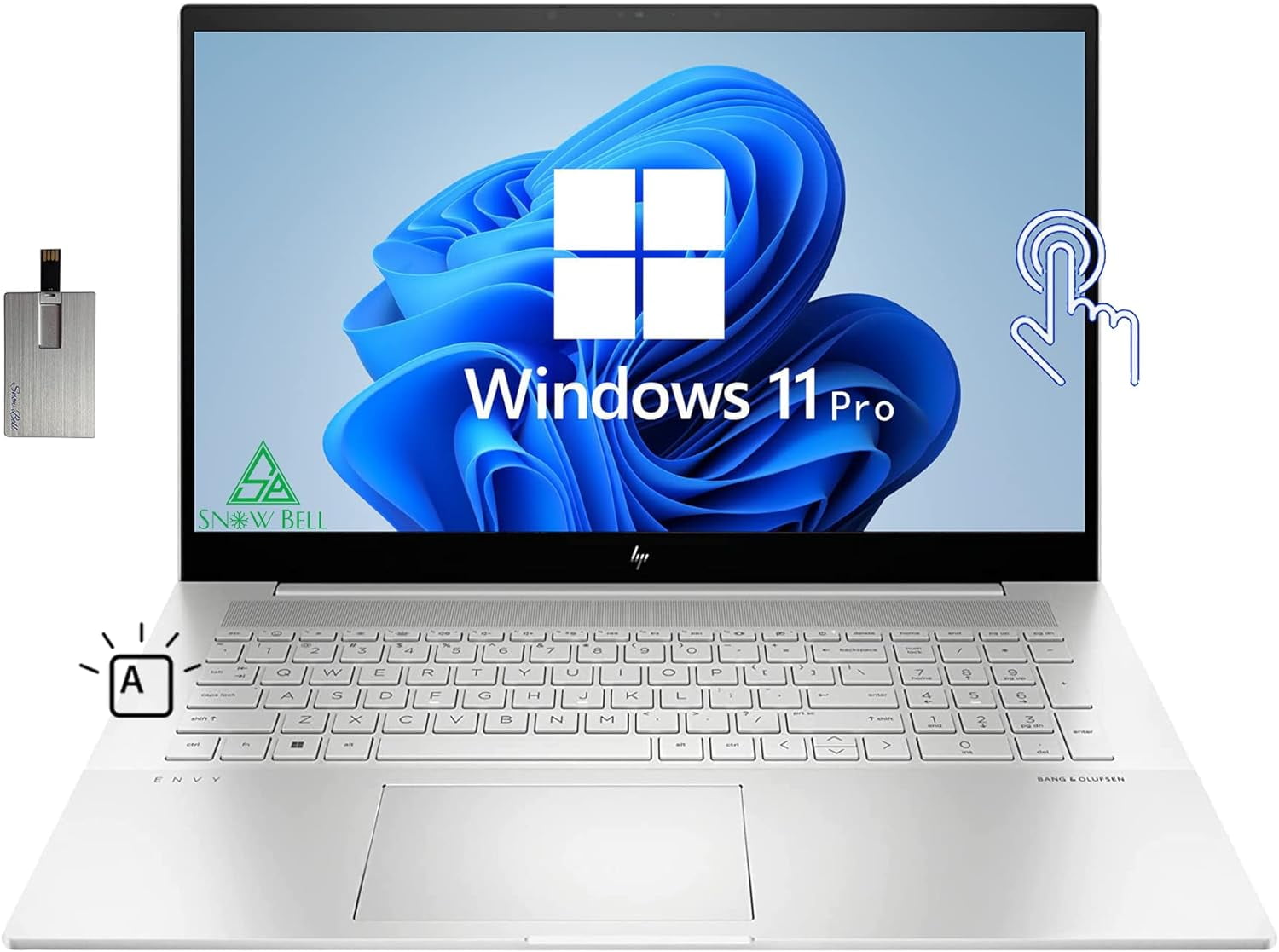 Restored HP Envy 17.3" FHD IPS Touchscreen Laptop, Intel Core i7-1260P ...