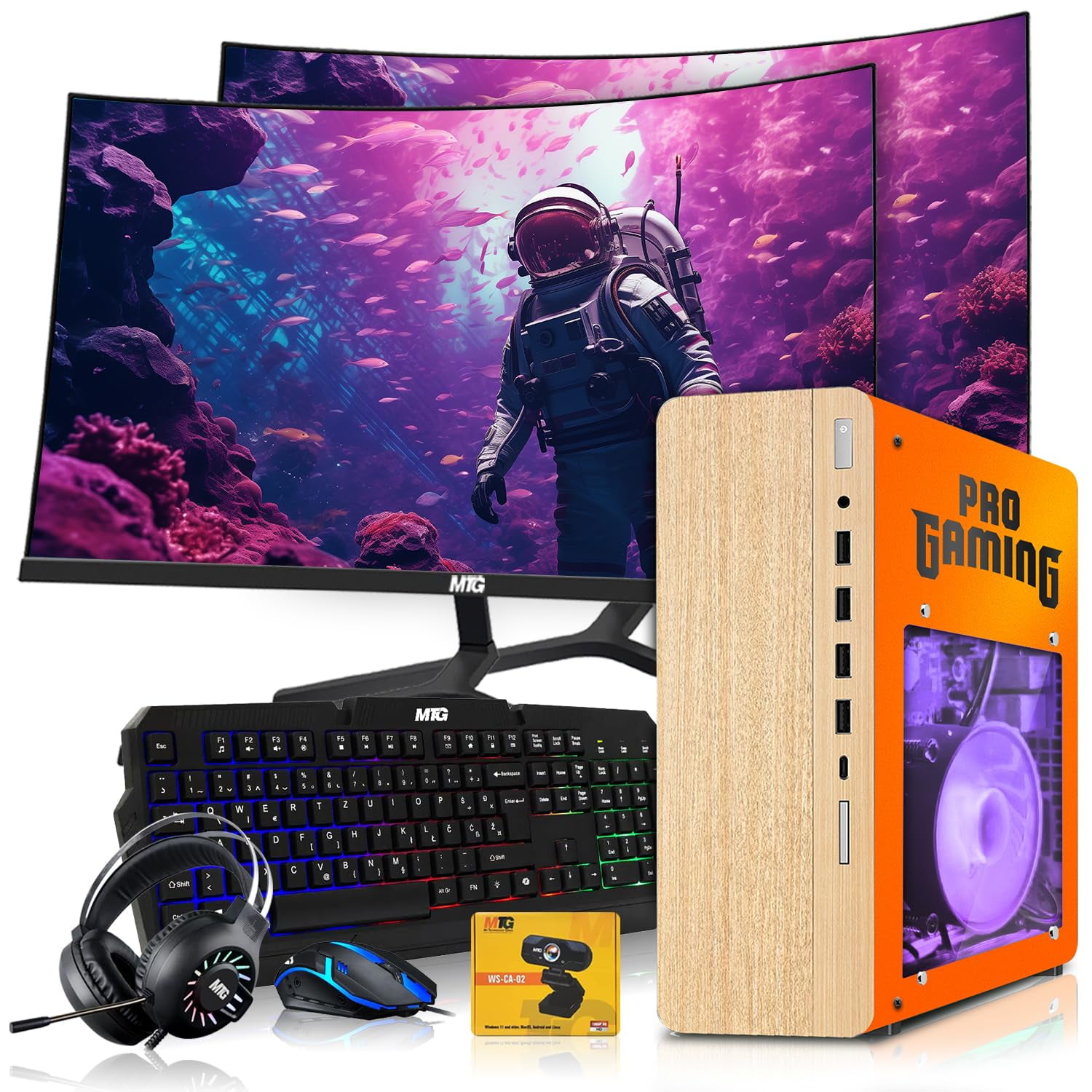 Restored HP Full Light Gaming PC Desktop Computer Phoenix AMD A10-9700 ...