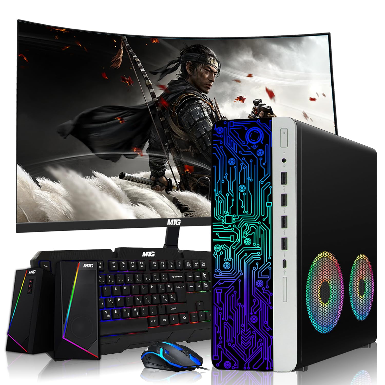 Restored HP G3 Desktop RGB Computer PC Intel i7-6th Gen,16GB DDR4 Ram ...