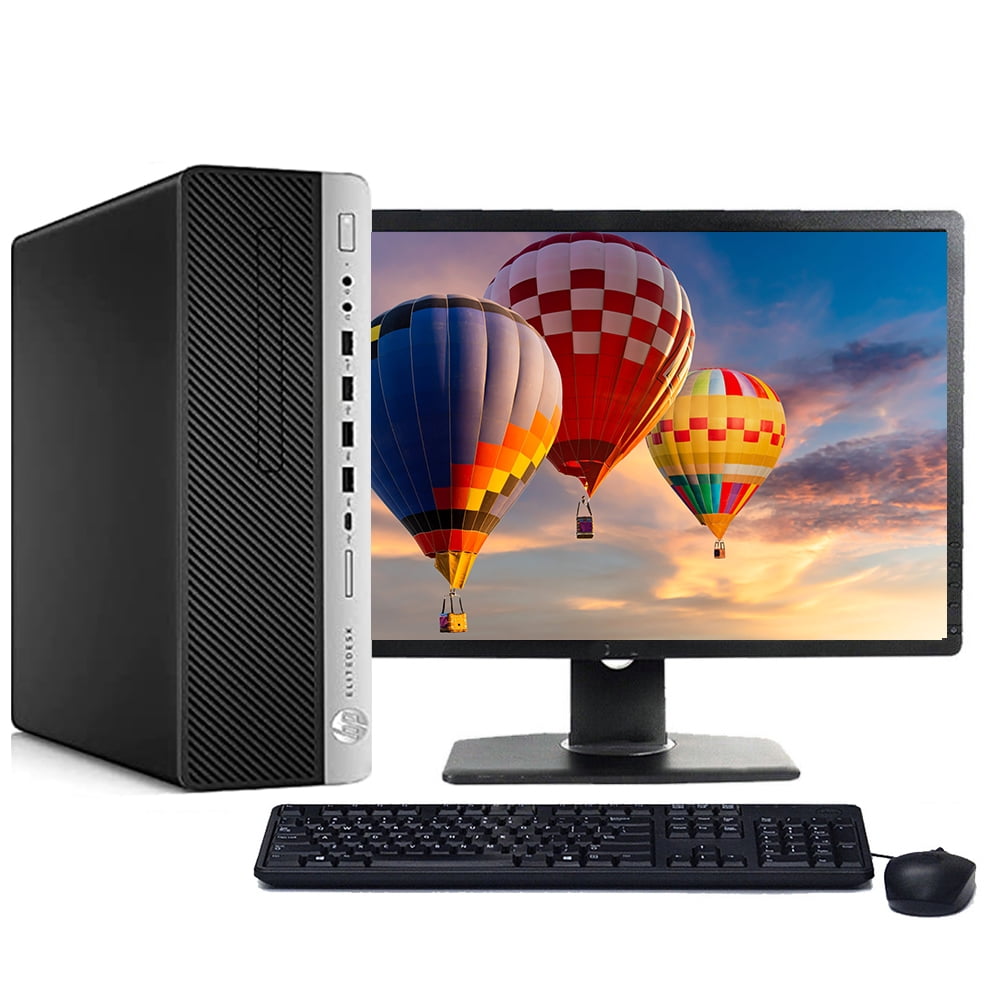Restored HP G5 Windows 11 Pro Desktop Computer Intel Quad Core i3 CPU ...