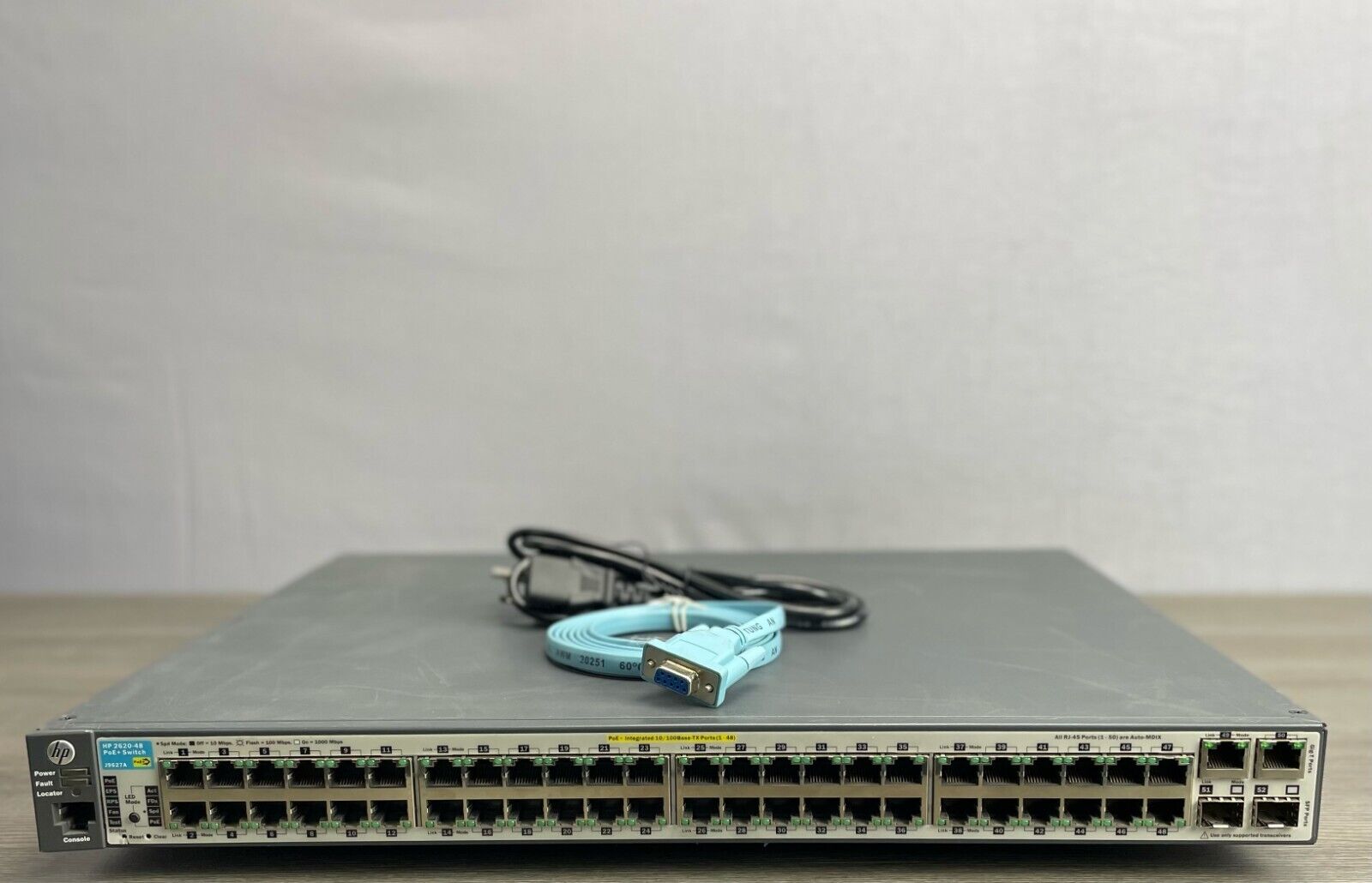 Restored HP J9627A E2620-48 48 Port 10/100 PoE+ Ethernet Switch ...