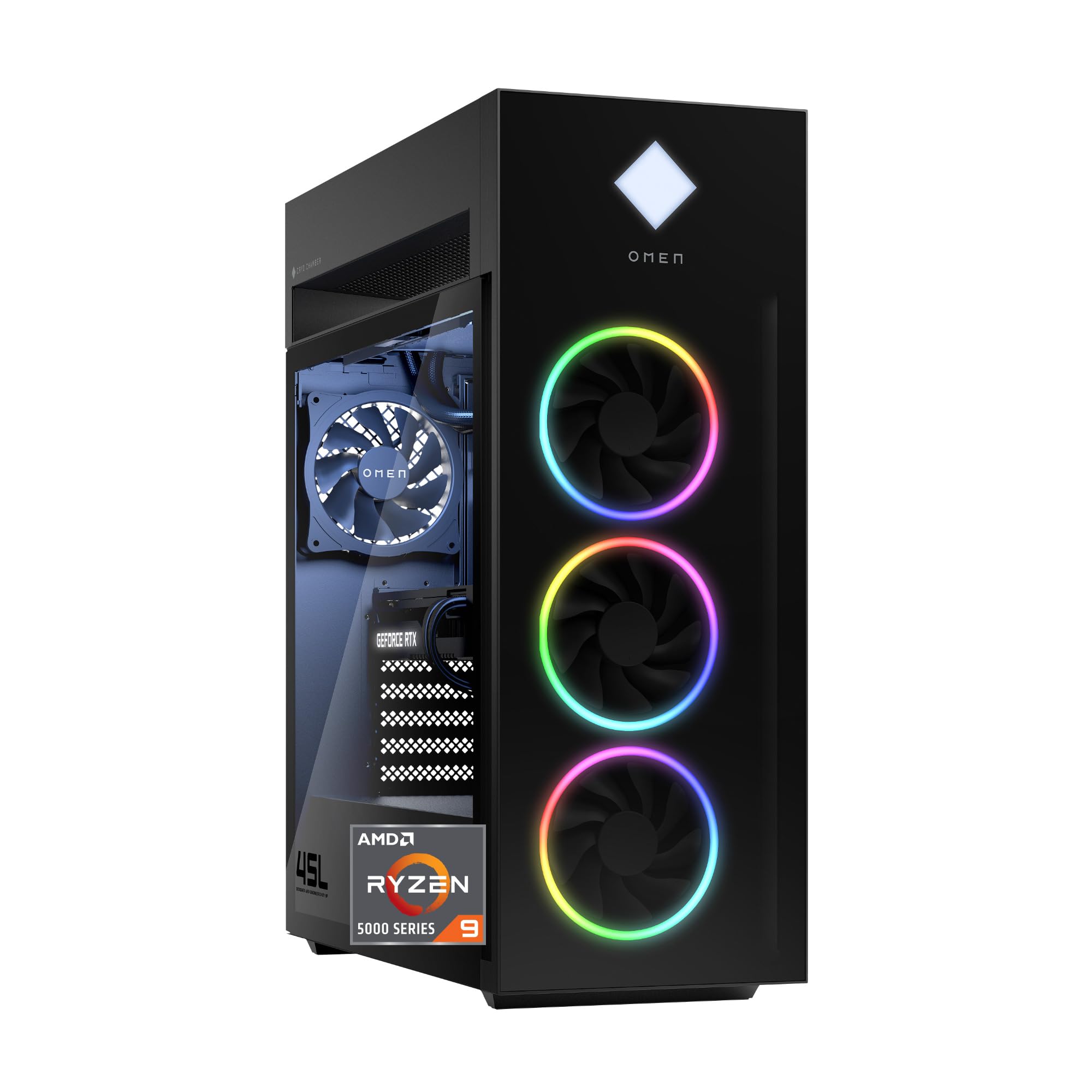 Restored HP Omen 45L GT22 AMD Desktop (2023) | Ryzen 9 - 5900X - 1TB ...