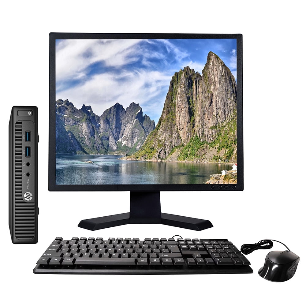 "HP ProDesk 400 G2, Intel i3-6100T, 16GB RAM, 256GB SSD, Wi-Fi, 19 ...