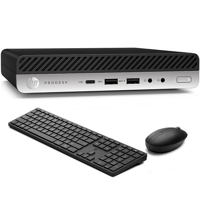 HP ProDesk 400 G3 Mini PC: Refurbished, Core i3, 8GB Mem, 256GB SSD Wi ...