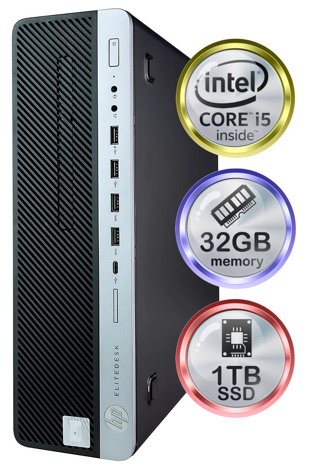 Restored HP ProDesk 600G3 Desktop Computer | Quad Core Intel i5 (3.2GHz ...