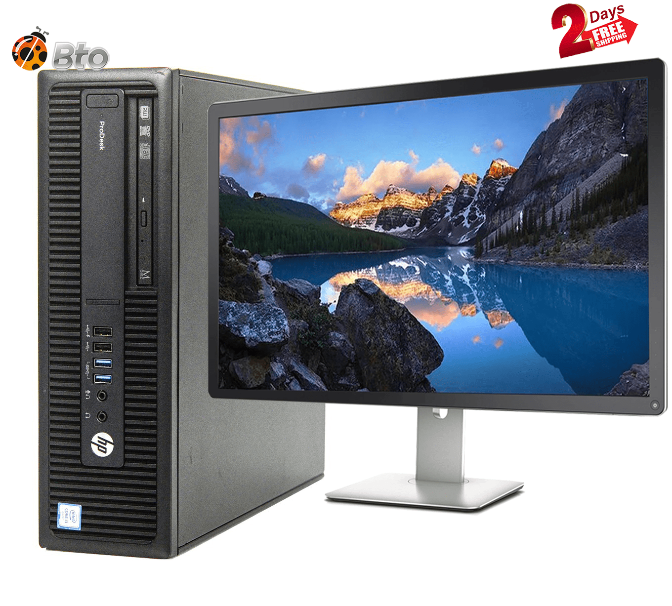 Restored HP Prodesk 600 G2 SFF Desktop Computer Core i56th, 8GB Ram 22 ...