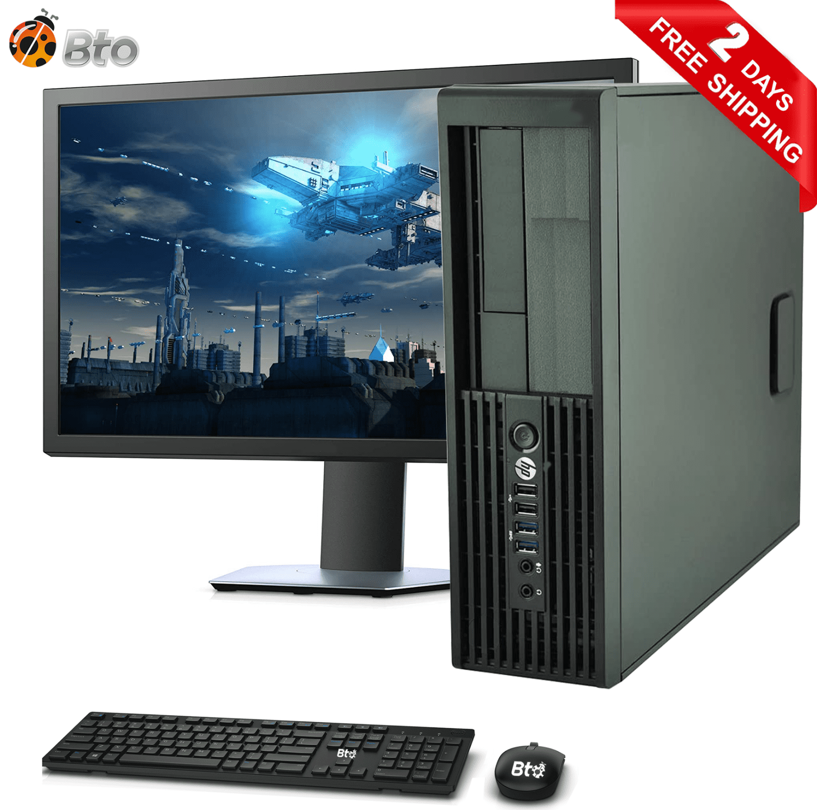 Restored HP SFF Desktop Computer Intel Core i5 2nd Gen. 16GBRam, 500GB ...
