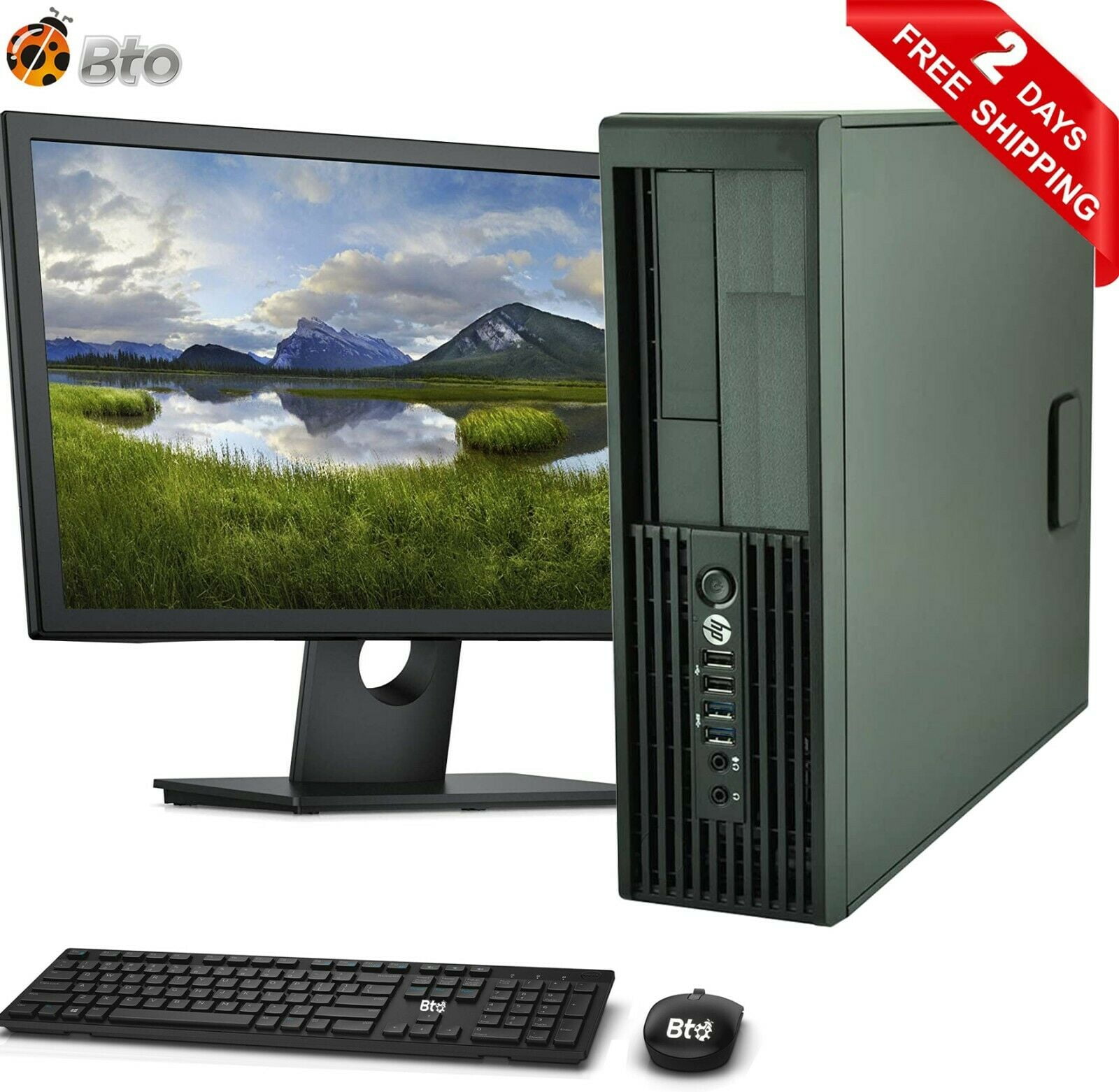 Restored HP SFF Desktop SFF Computer Intel Core i5 2nd Gen. Processor ...