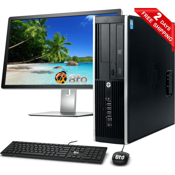 Restored HP Small Form Computer Desktop PC, Intel Core 2 Duo Processor ...