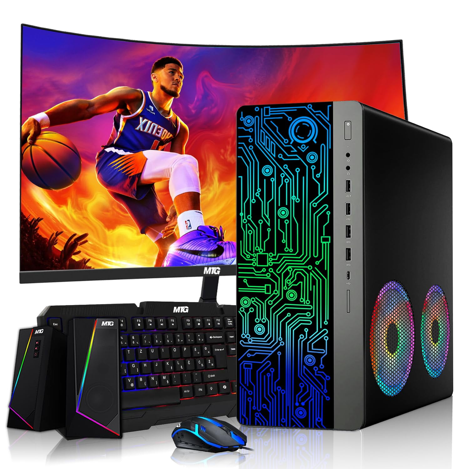 Restored HP Z1 Desktop RGB Computer PC Intel i7-8th Gen,16GB DDR4 Ram ...