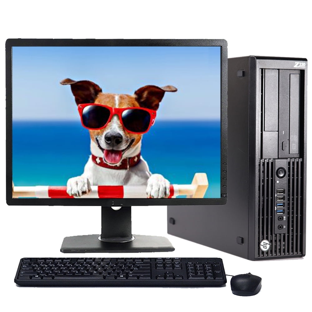 Restored HP Z230 Desktop Computer Core i3 CPU, 8GB RAM, 256GB SSD, Wi ...