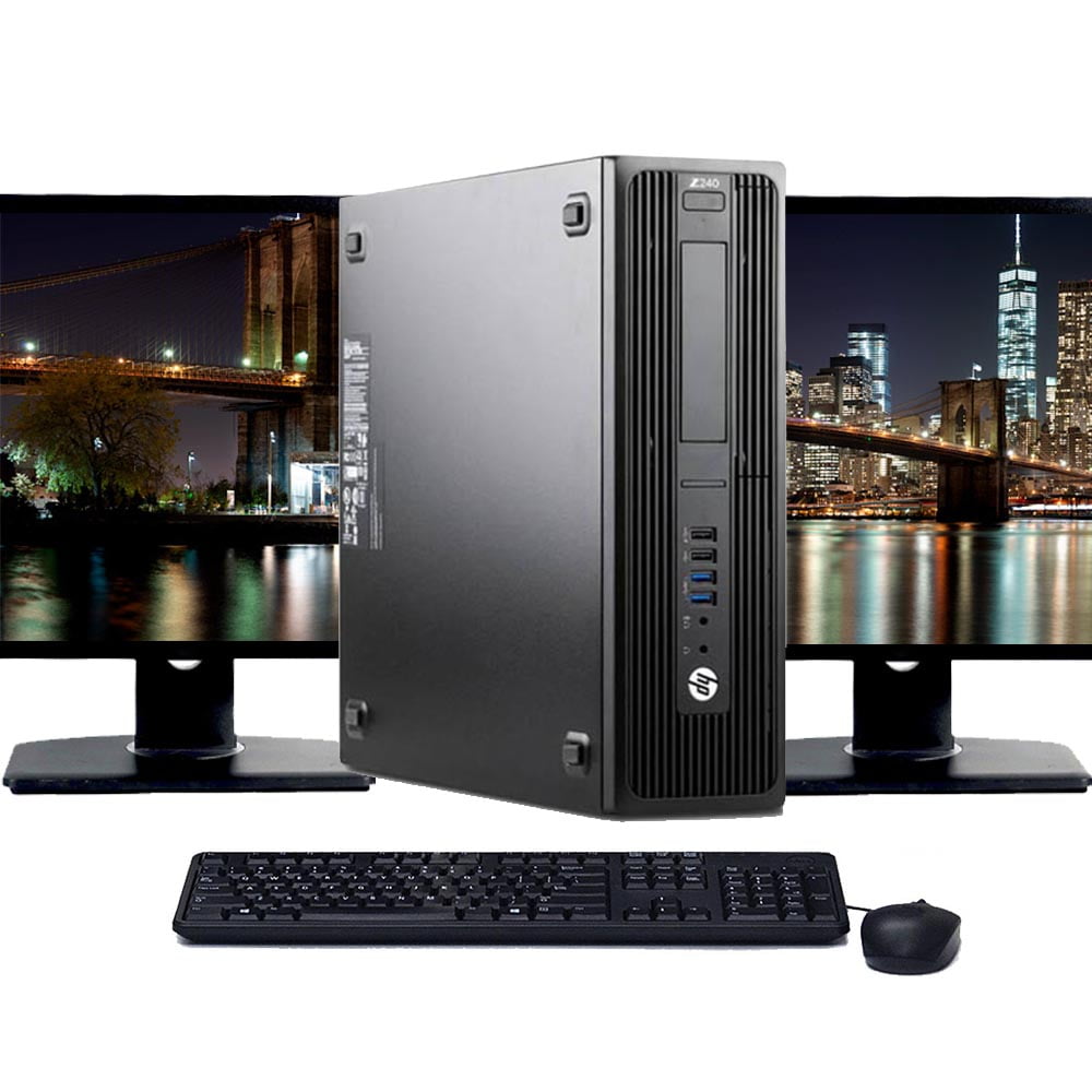 Restored HP Z240 Desktop Computer Intel Core i7 CPU 16GB RAM 1TB HDD ...