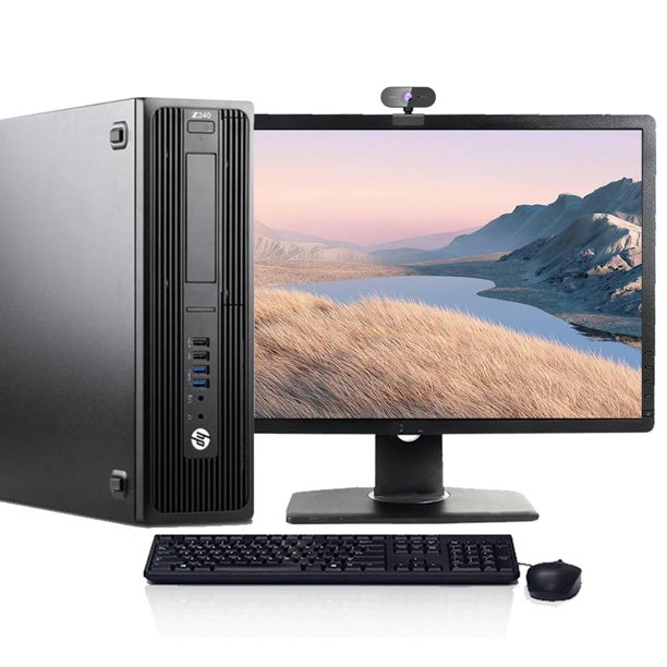 Restored HP Z240 Desktop Computer Intel Xeon CPU 16GB RAM 512GB SSD ...