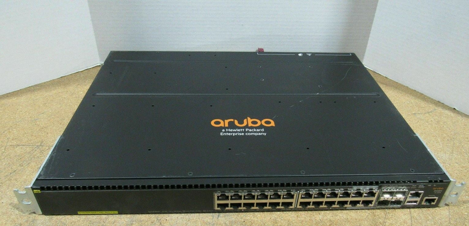Restored HPE Aruba JL320A 2930M 24 Port PoE+ with 1-slot Gigabit Switch ...
