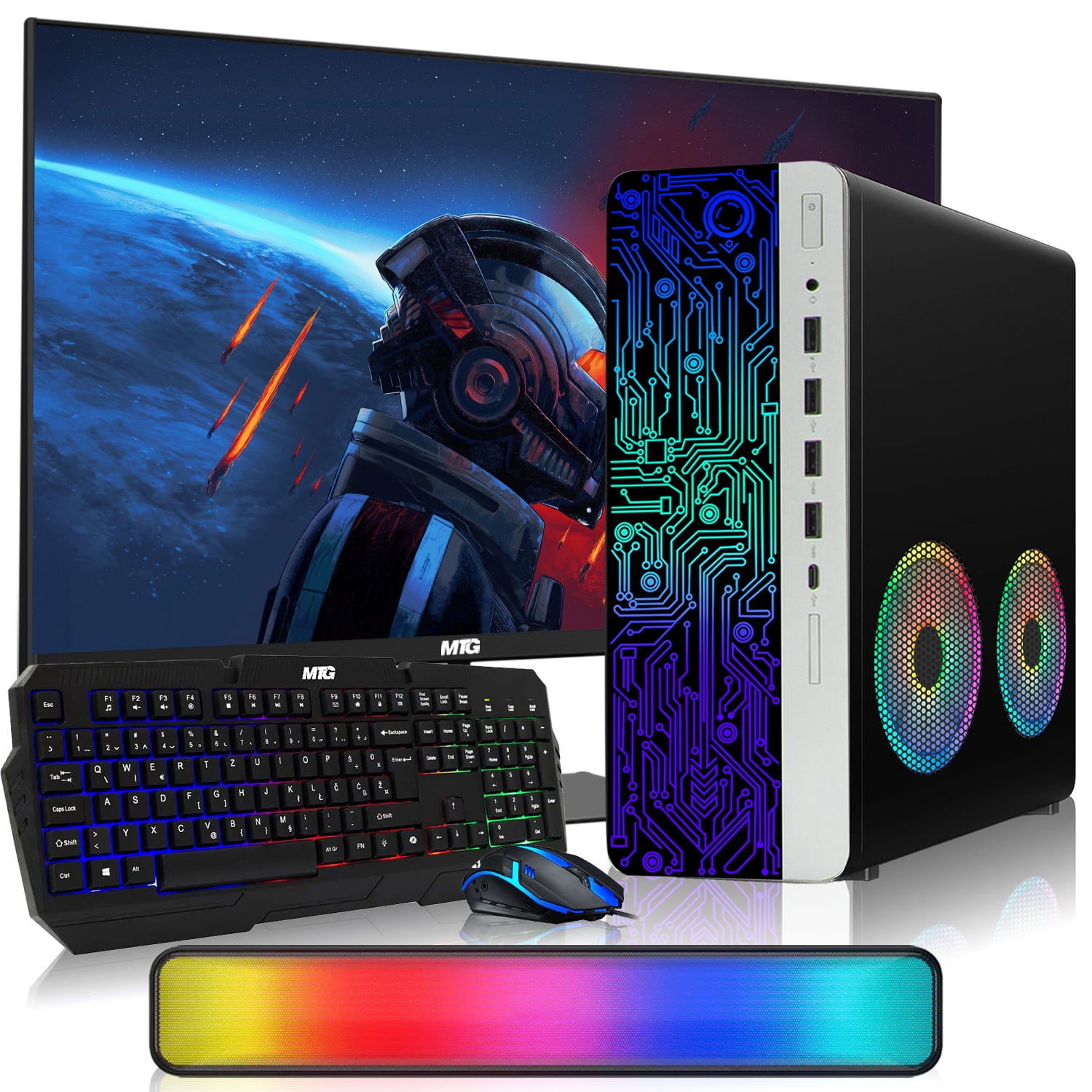 Restored HP G4 Desktop Computer PC AMD Pro A10-9700 R7, 8GB RAM, 256GB ...