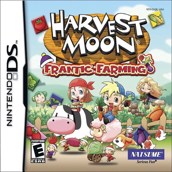Restored Harvest Moon: Frantic Farming (Nintendo DS, 2009) RPG Game ...