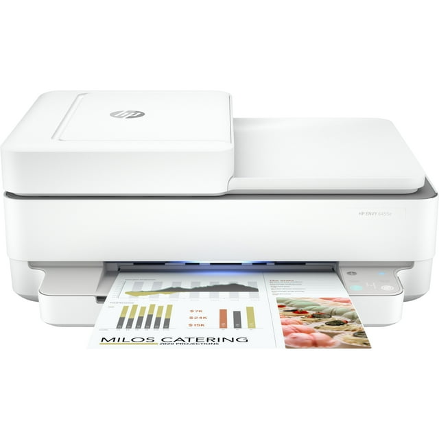 Restored Hewlett Packard Envy 6458E Wireless Color All-in-One Printer ...