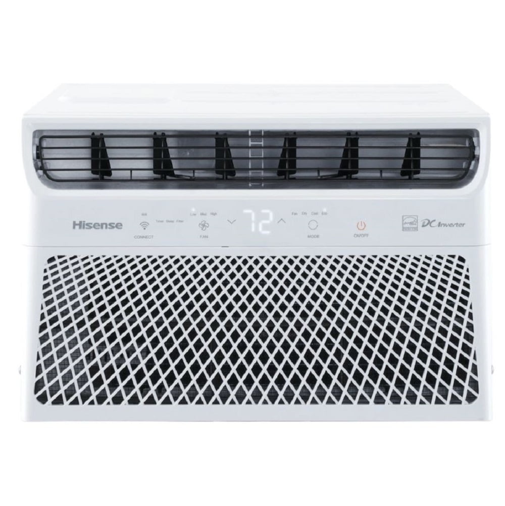 Restored Hisense 350-sq ft Window Inverter Air Conditioner with Remote ...