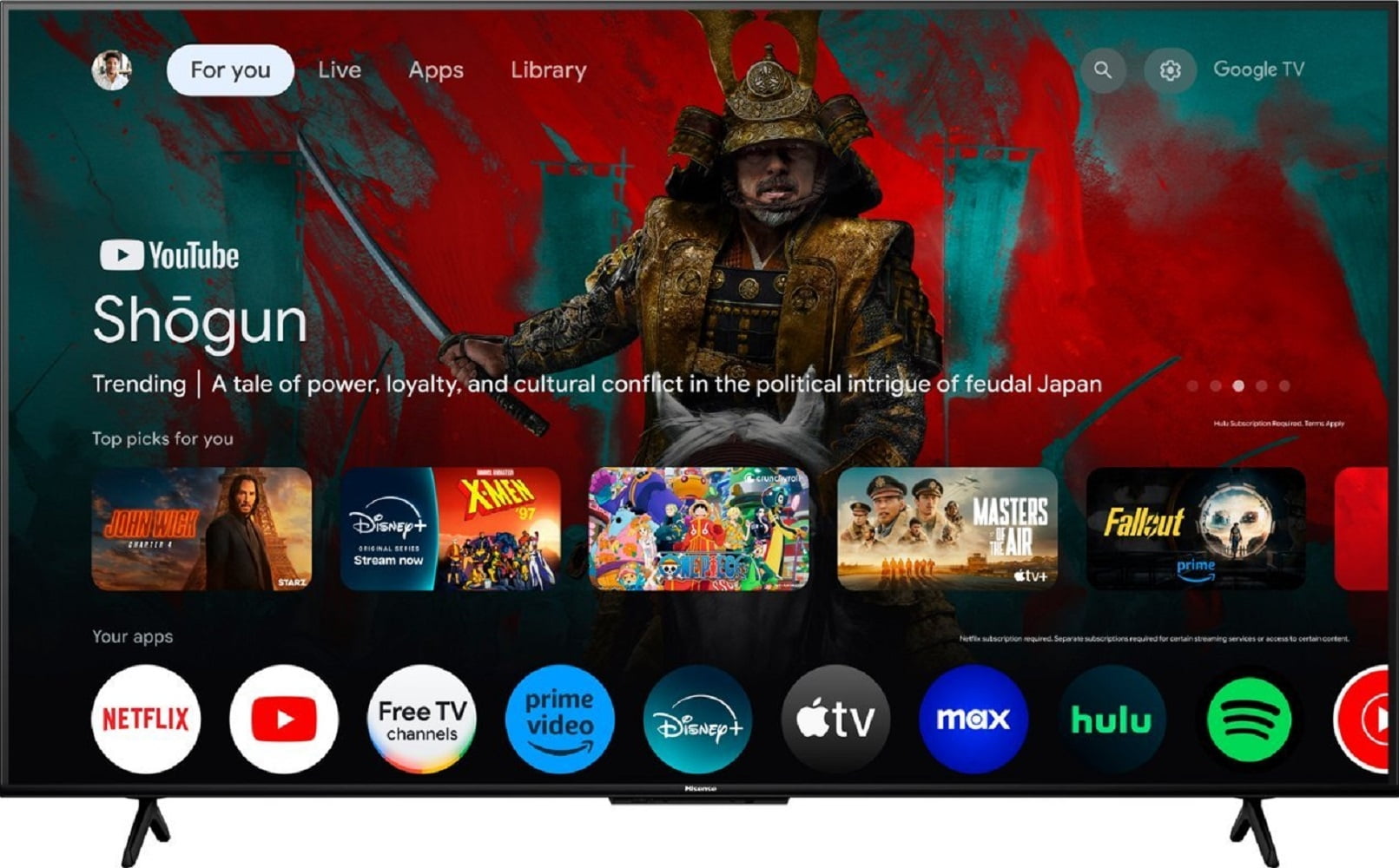 Restored Hisense 65-Inch Class U6 Series Mini-LED ULED 4K UHD Google ...