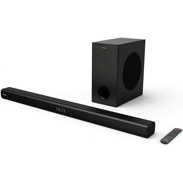 Restored Hisense HS219 2.1ch Sound Bar with Wireless Subwoofer, 320W ...