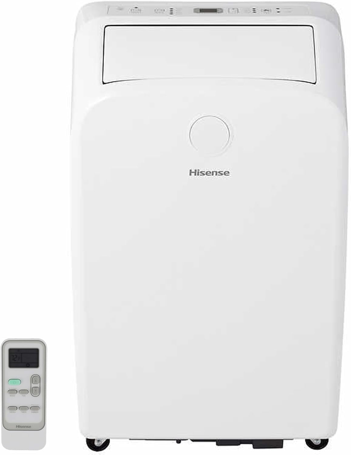 Hisense Portable AC, Dual Hose, 8,000 BTU, Heat Pump, WiFi, 550 Sq. Ft ...