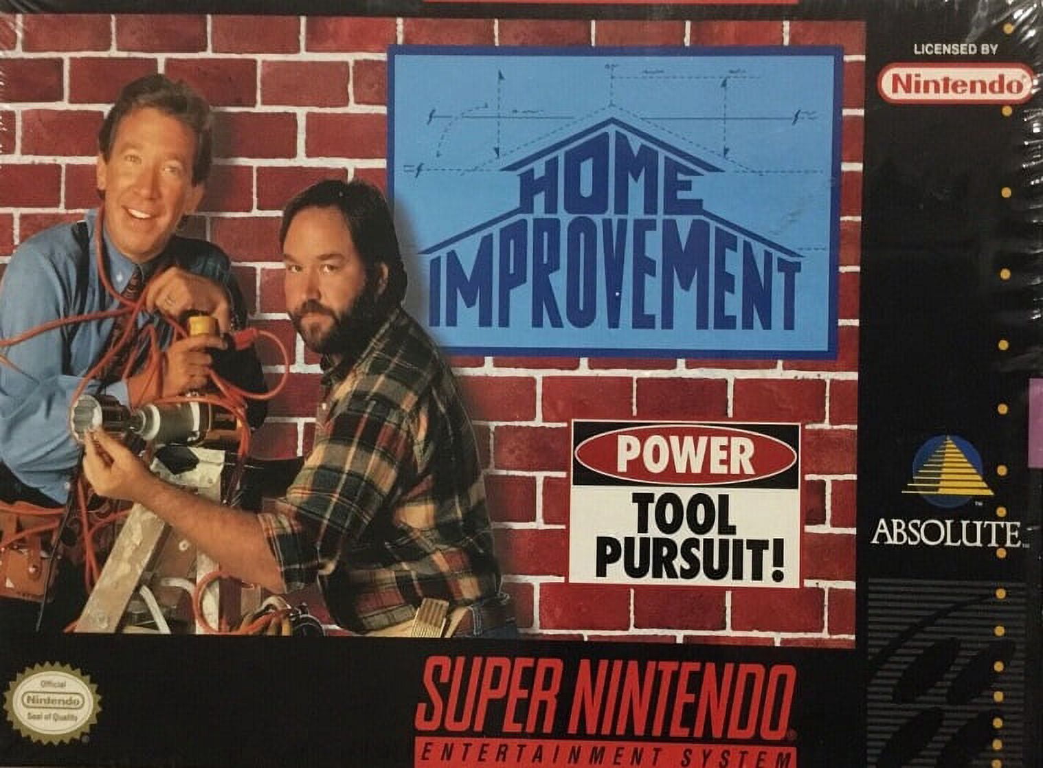 Restored Home Improvement (Super Nintendo, 1995) SNES Video Game ...