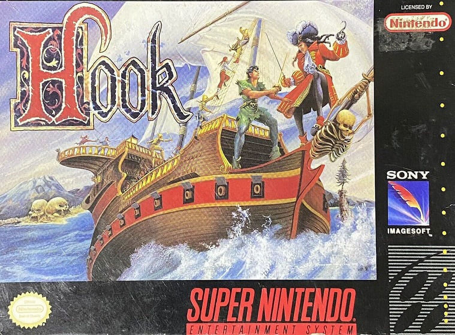 Restored Hook (Super Nintendo, 1991) SNES Fighting Game (Refurbished ...