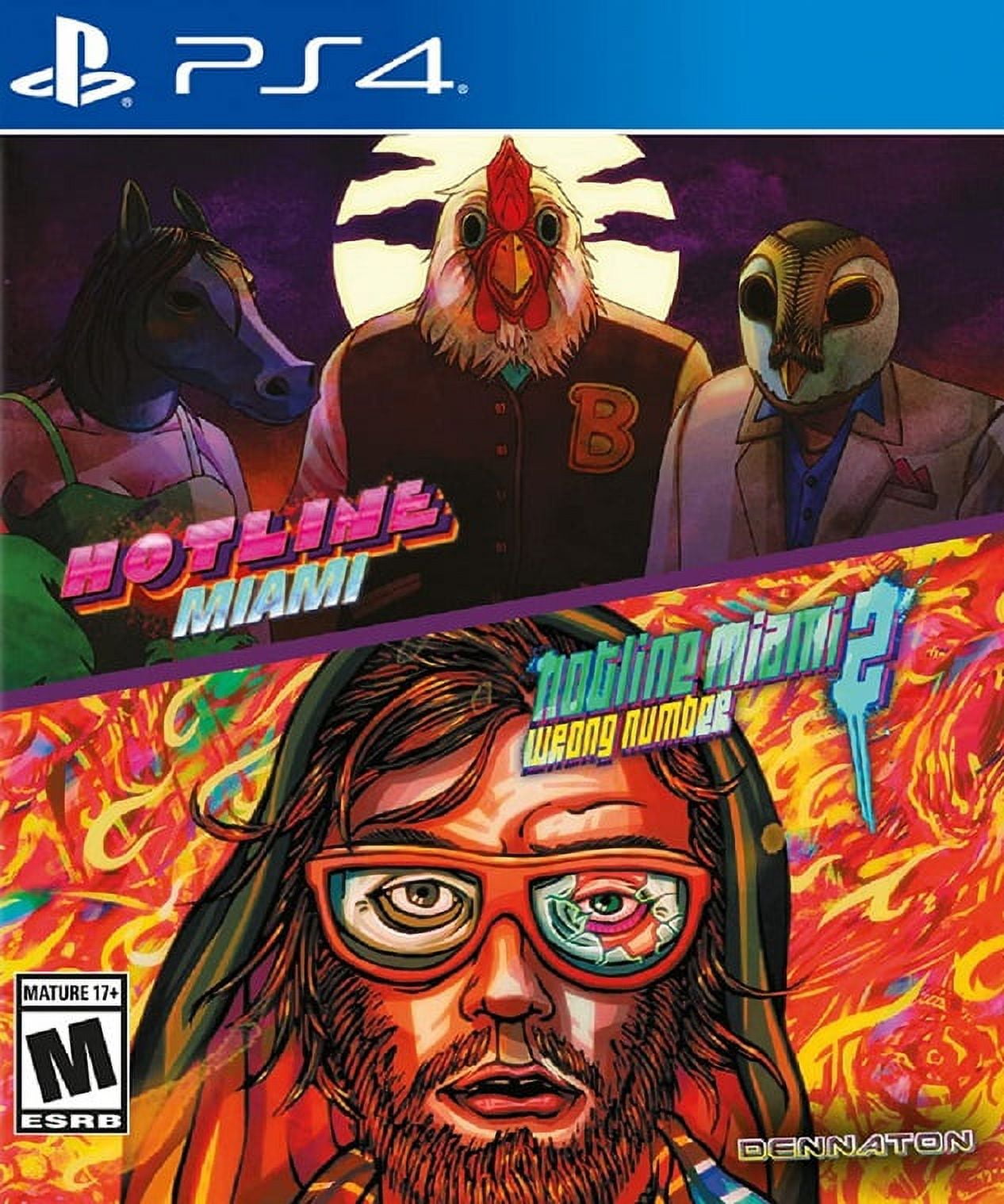 Restored Hotline Miami & Hotline Miami 2: Wrong Number (Playstation 4 ...