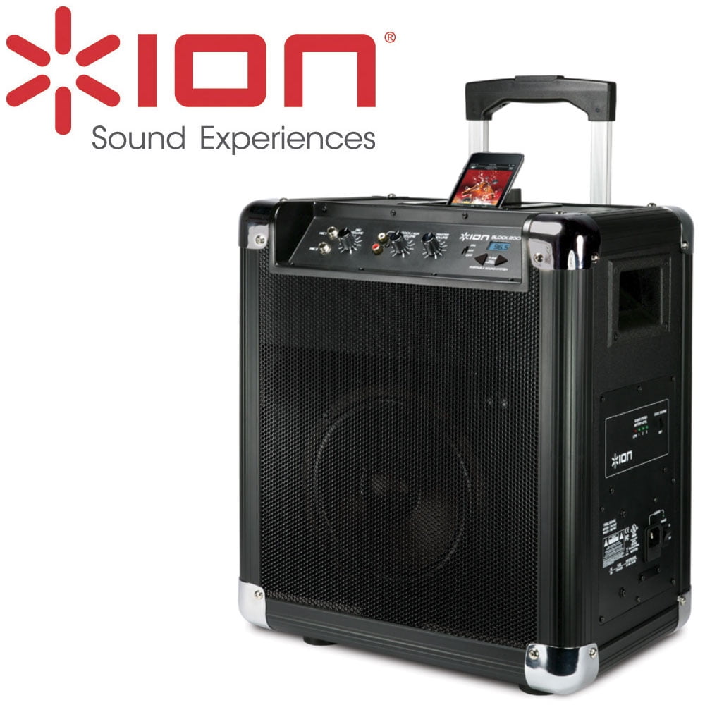Restored Ion Audio Heavy-Duty Block Rocker AM/FM Portable Speaker All ...