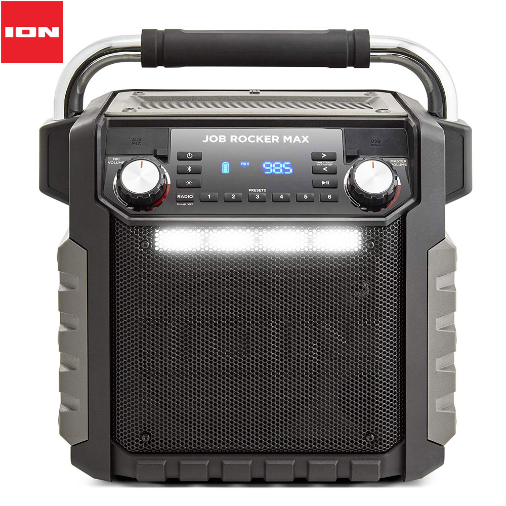 Restored Ion Audio Job Rocker Max Bluetooth Speaker, Black (Refurbished ...