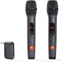 JBL Pro Sound Wireless Dual-Channel Microphone System, Black - Walmart.com