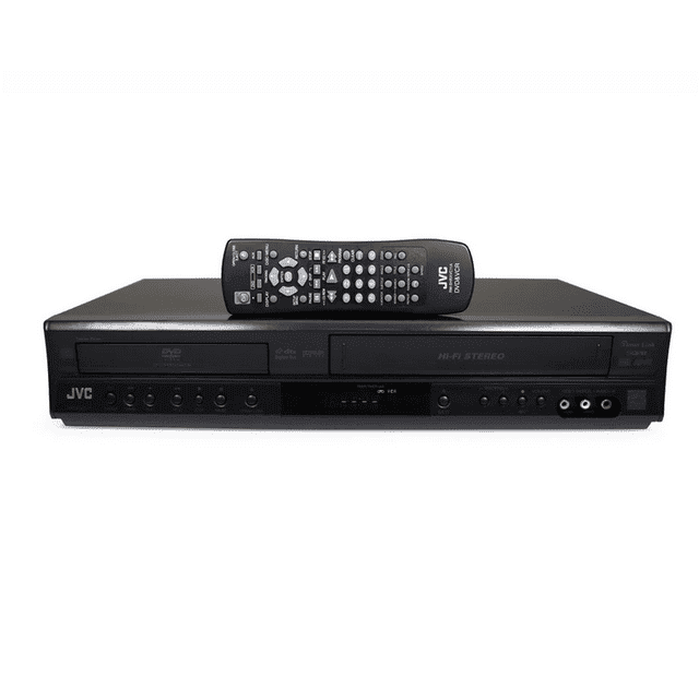 Restored JVC HR-XVC11B DVD/VCR Combo Player w/ Original Remote, Manual, A/V Cables, & HDMI ...