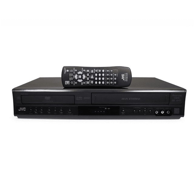 Restored JVC HR-XVC11B DVD/VCR Combo Player w/ Original Remote, Manual, A/V Cables, & HDMI ...