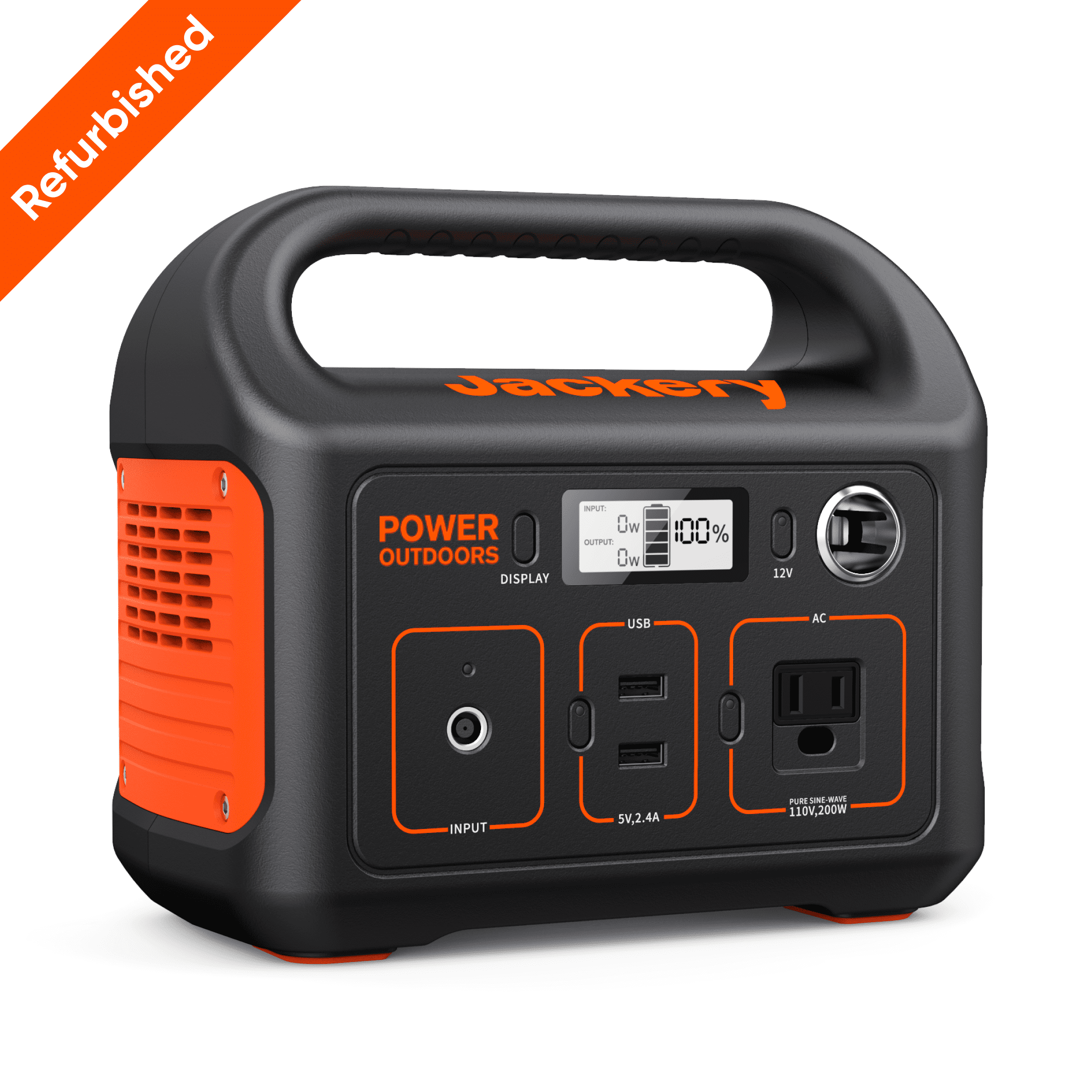 Restored Jackery Portable Power Station Explorer 290, 290Wh Backup ...