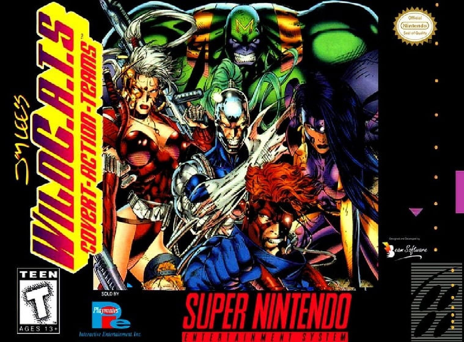 Restored Jim Lee's Wild C.A.T.S: Covert Action Teams (Super Nintendo ...