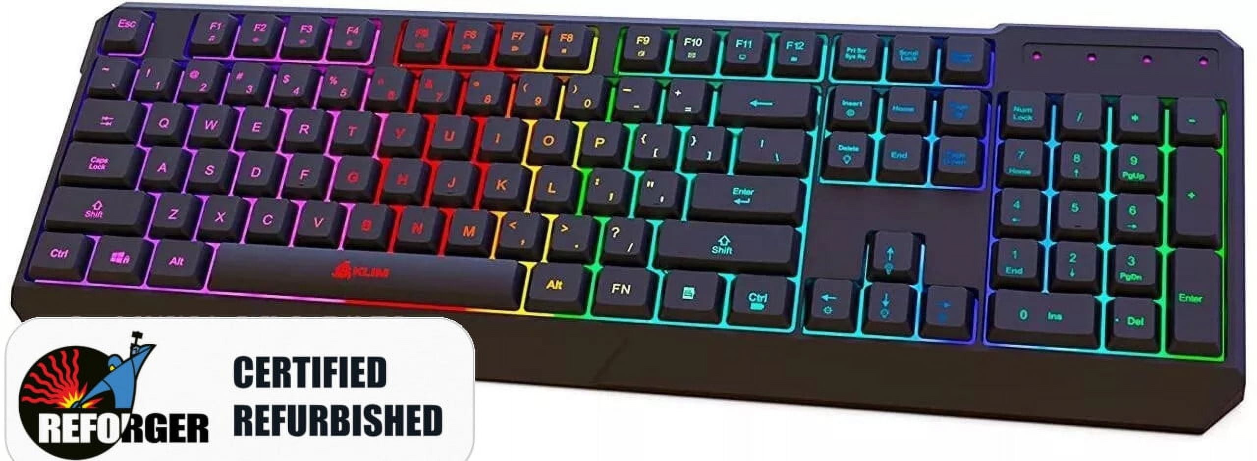 Restored KLIM Chroma Wireless V2 (2024 Edition) RGB Rechargeable Gaming ...