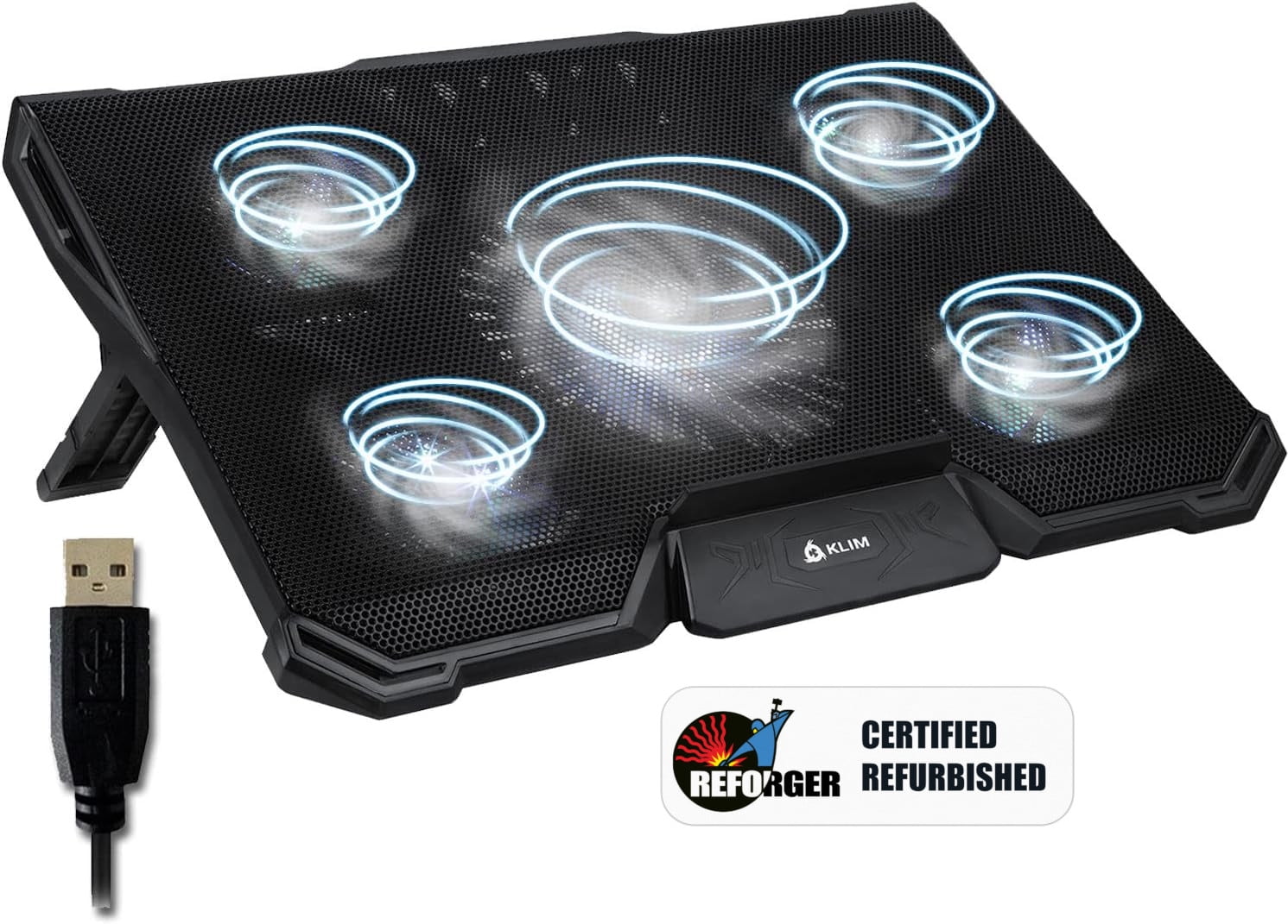 Restored KLIM Cyclone Laptop Cooling Pad - 5 Fans Cooler - No More ...