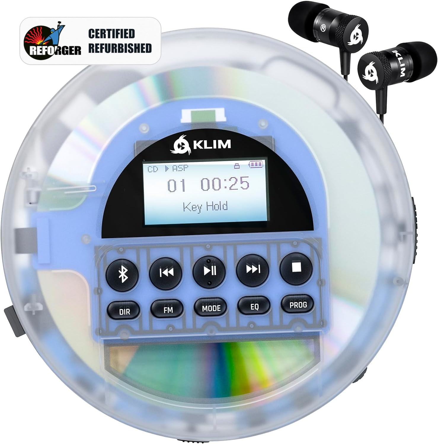 Restored KLIM Nomad Portable CD Player Walkman with Rechargeable ...