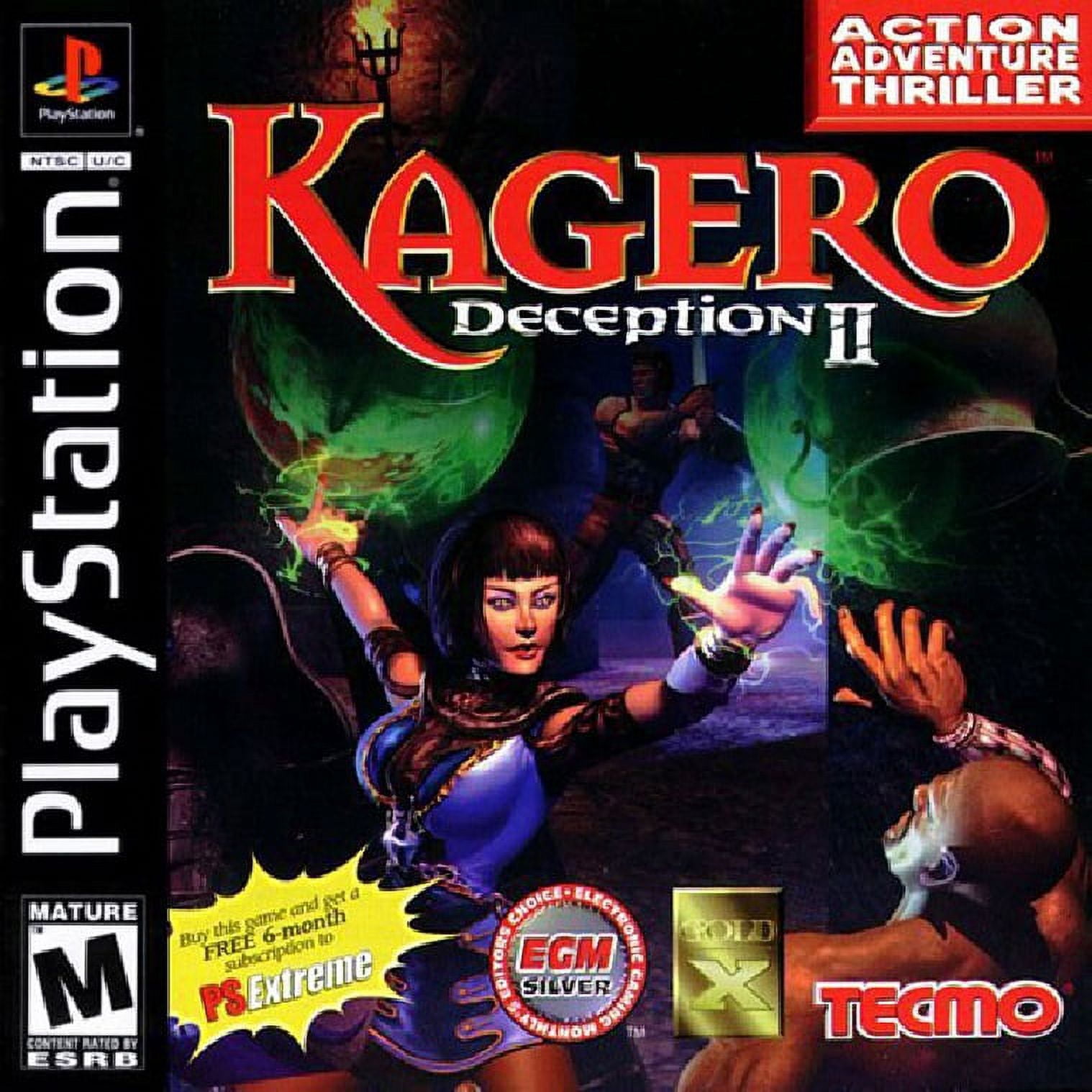 Restored Kagero: Deception II (Sony PlayStation 1, 1998) RPG Game ...