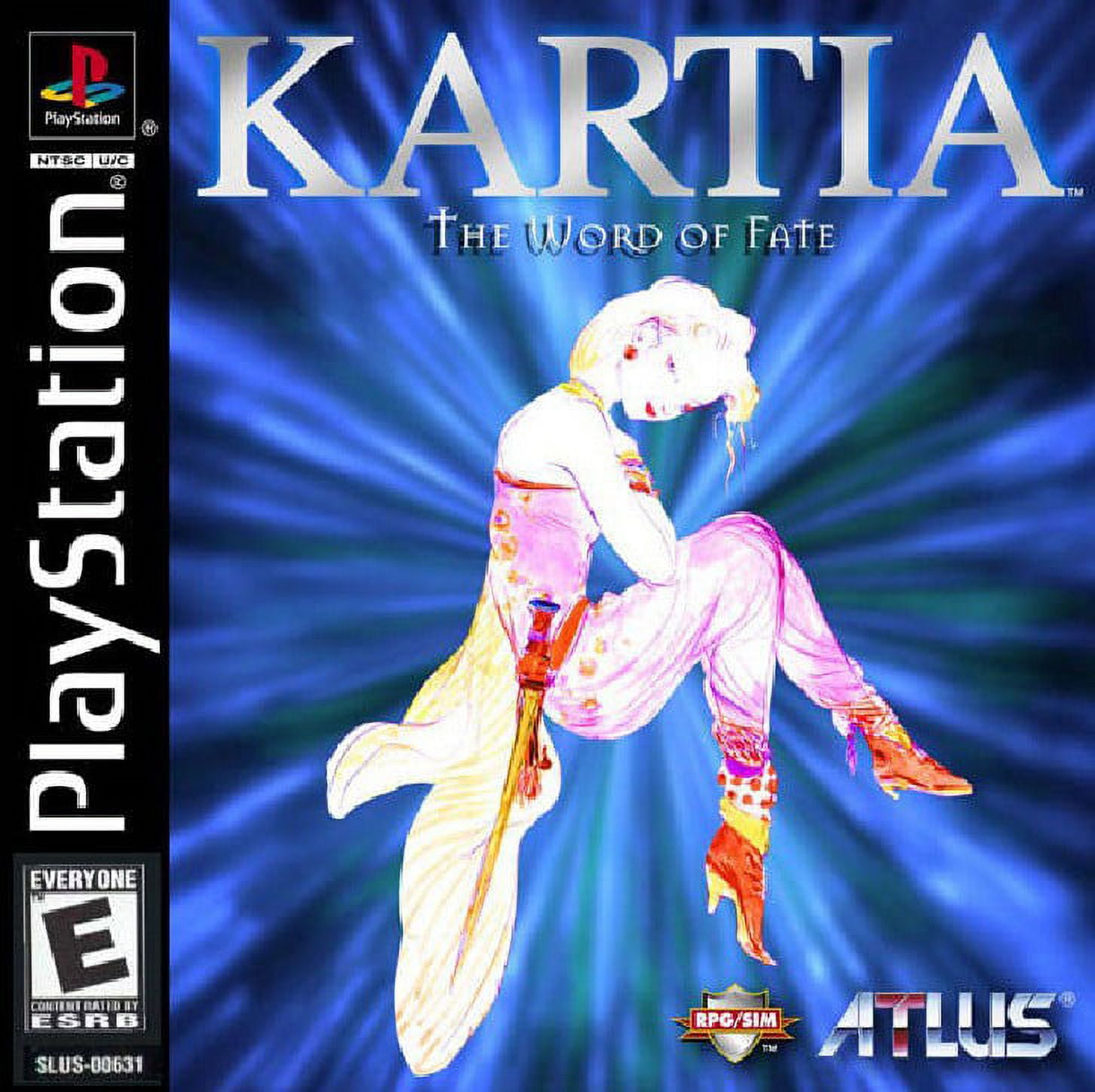 Restored Kartia: The Word of Fate (Sony PlayStation 1, 1998) RPG Game ...