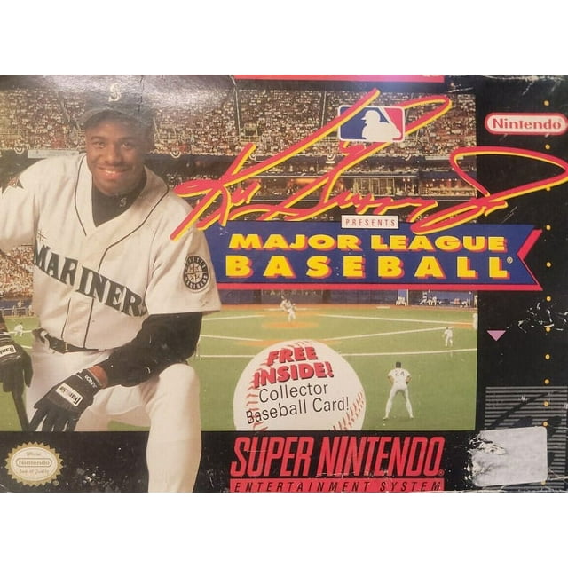 Restored Ken Griffey Jr. Presents Major League Baseball (Super Nintendo ...