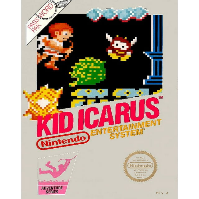 Restored Kid Icarus (Nintendo NES, 1987) Adventure Game (Refurbished) - Walmart.com