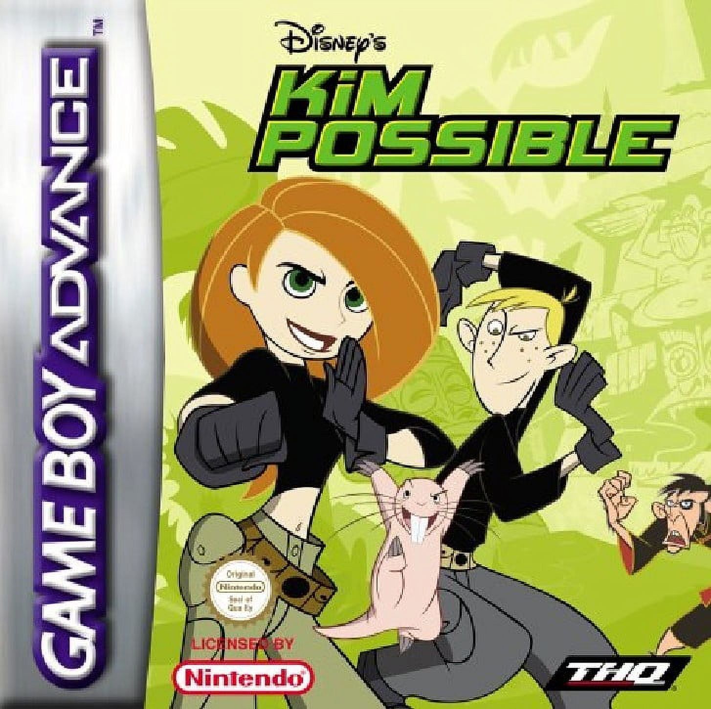 Restored Kim Possible (Nintendo GameBoy Advance, 2002) Disney Game ...
