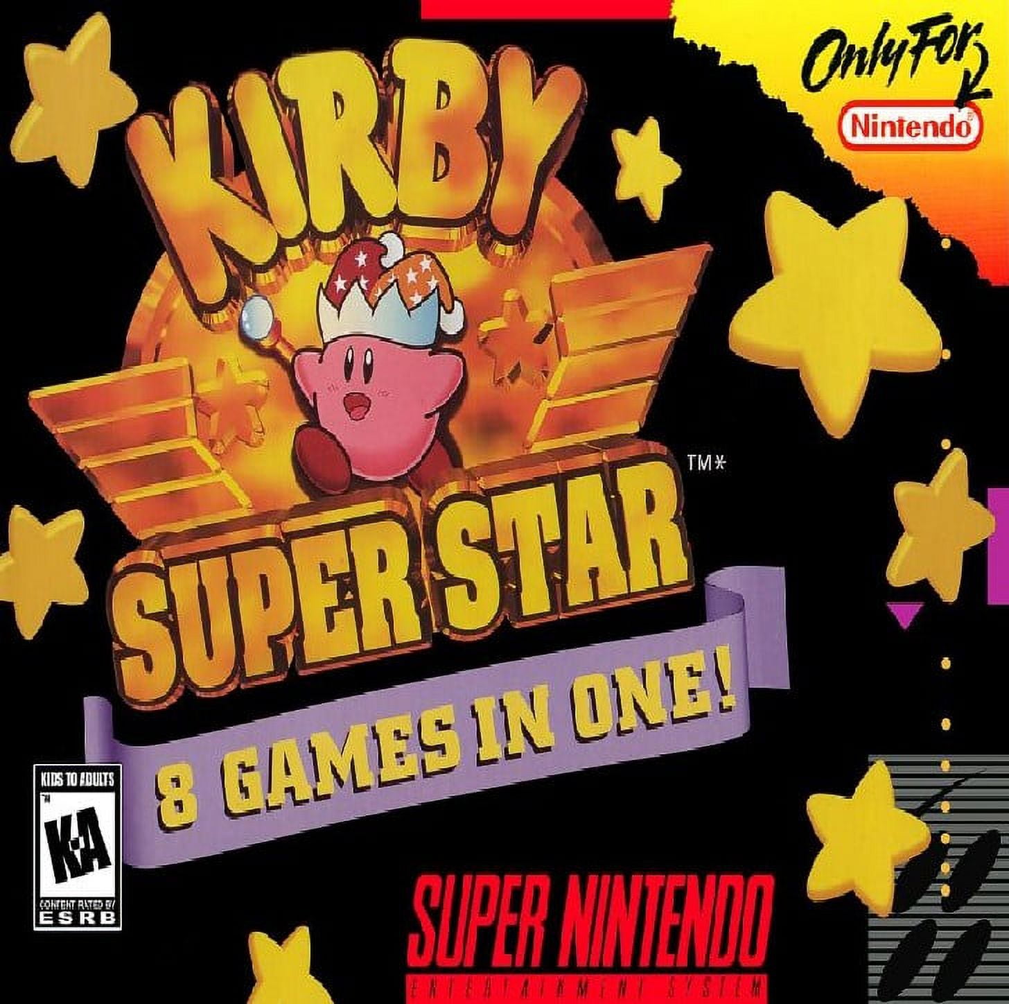 Restored Kirby Super Star (Super Nintendo, 1996) SNES Battle Game ...