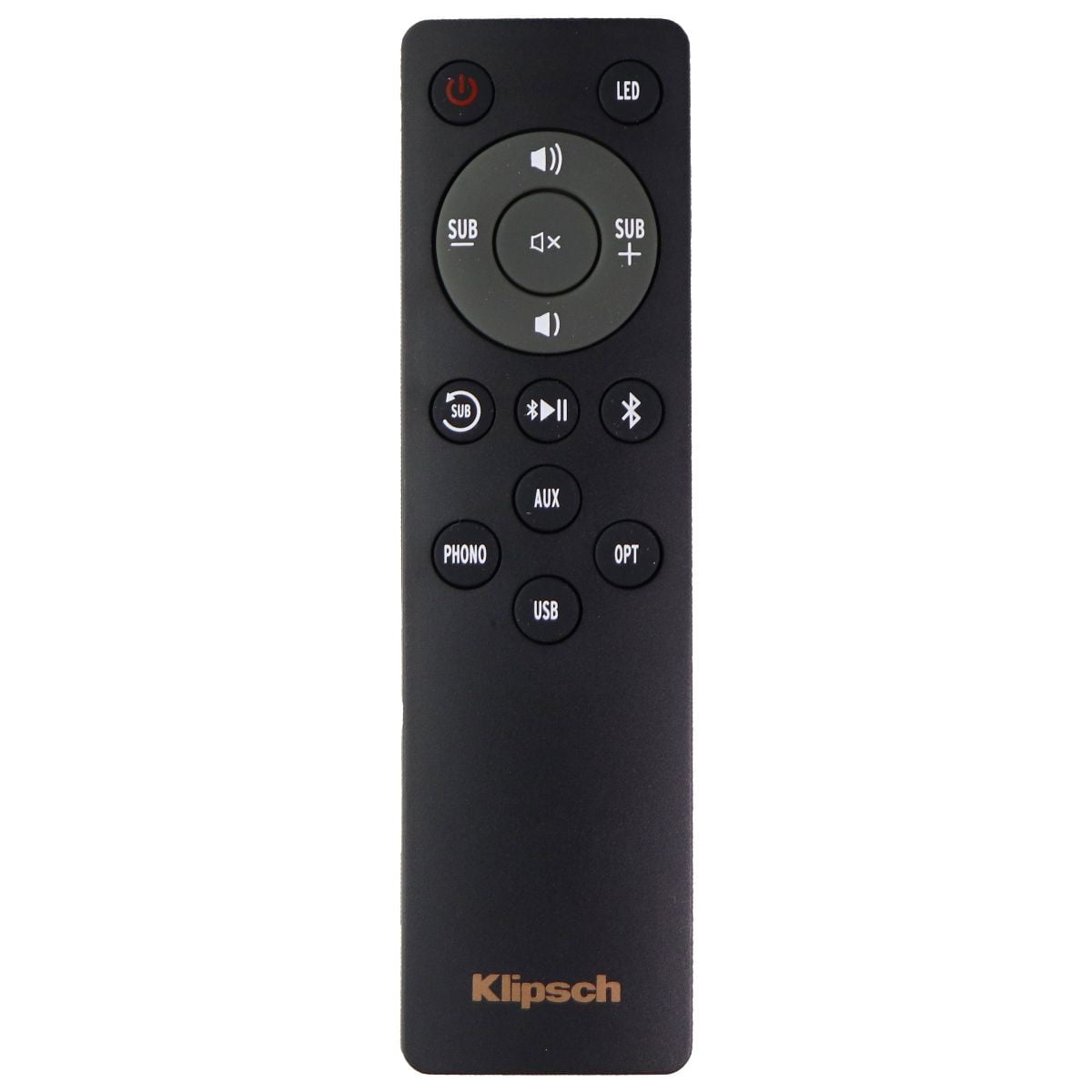 Restored Klipsch OEM Audio System Remote Control - Black (Refurbished) - Walmart.com