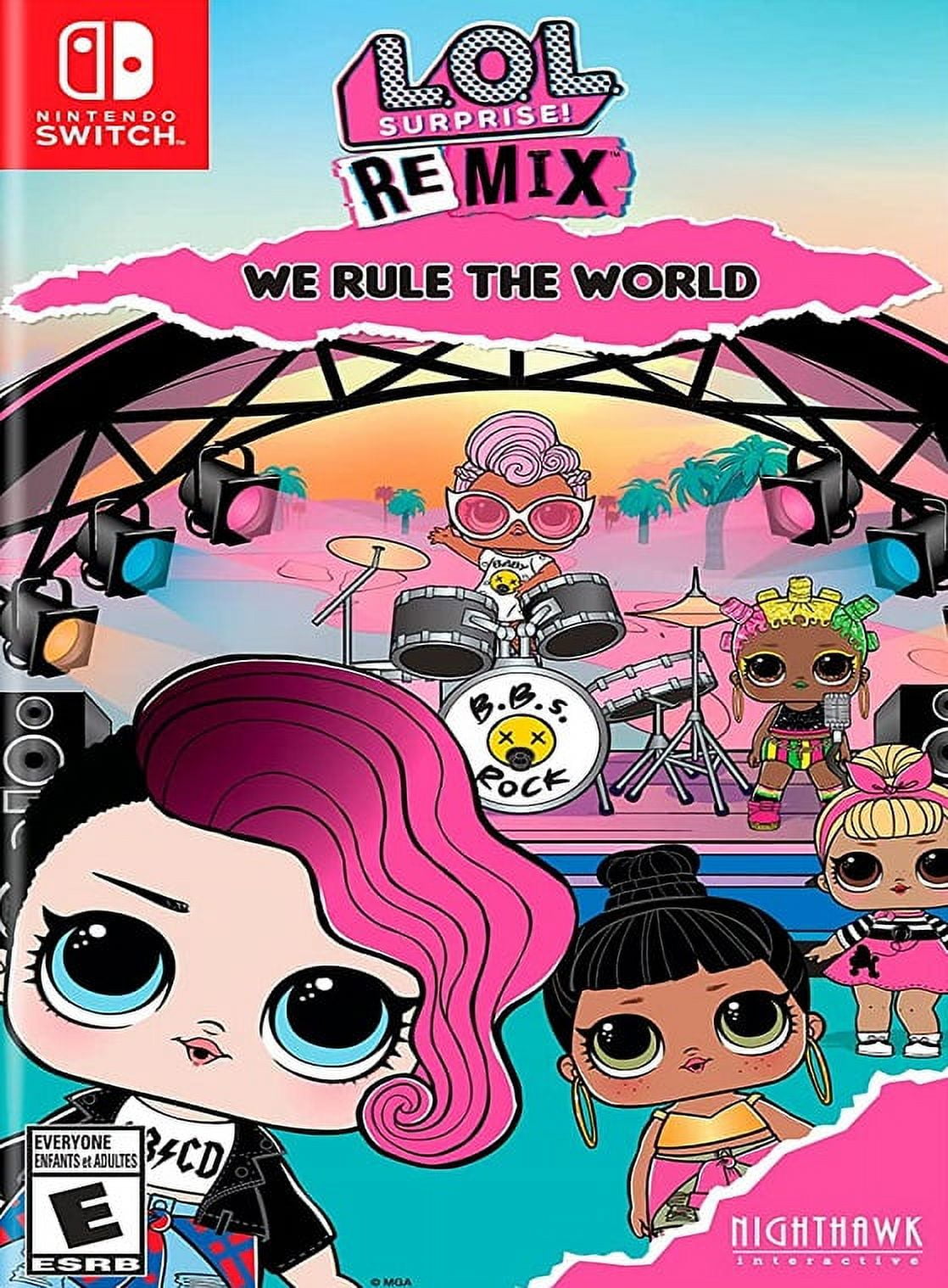 Restored L.O.L Surprise Remix:We rule the world (Nintendo Switch,2020 ...