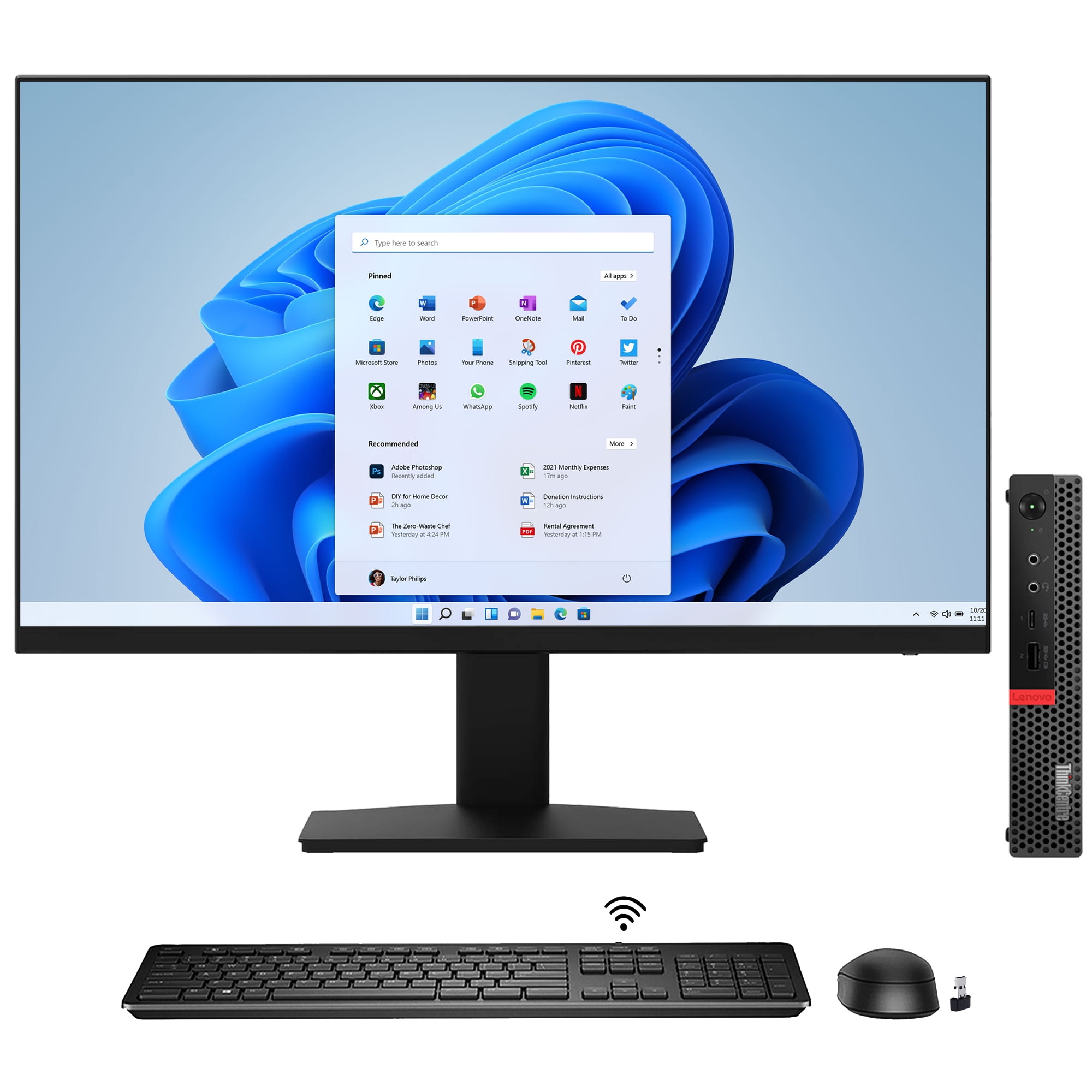 Restored Lenovo Computer ThinkCentre M920q Tiny Windows 11 Pro Business ...